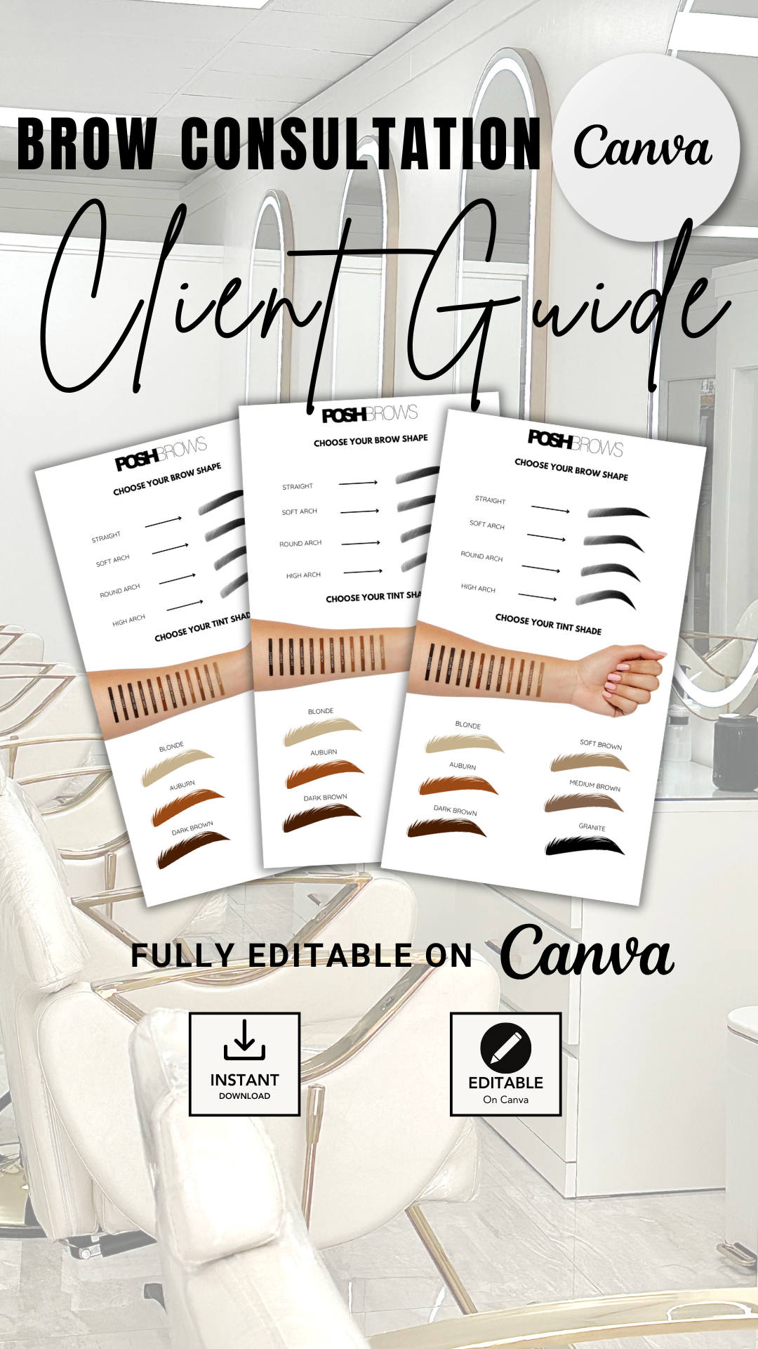 CUSTOMIZABLE BROW CONSULTATION GUIDE TEMPLATE – POSH BROWS