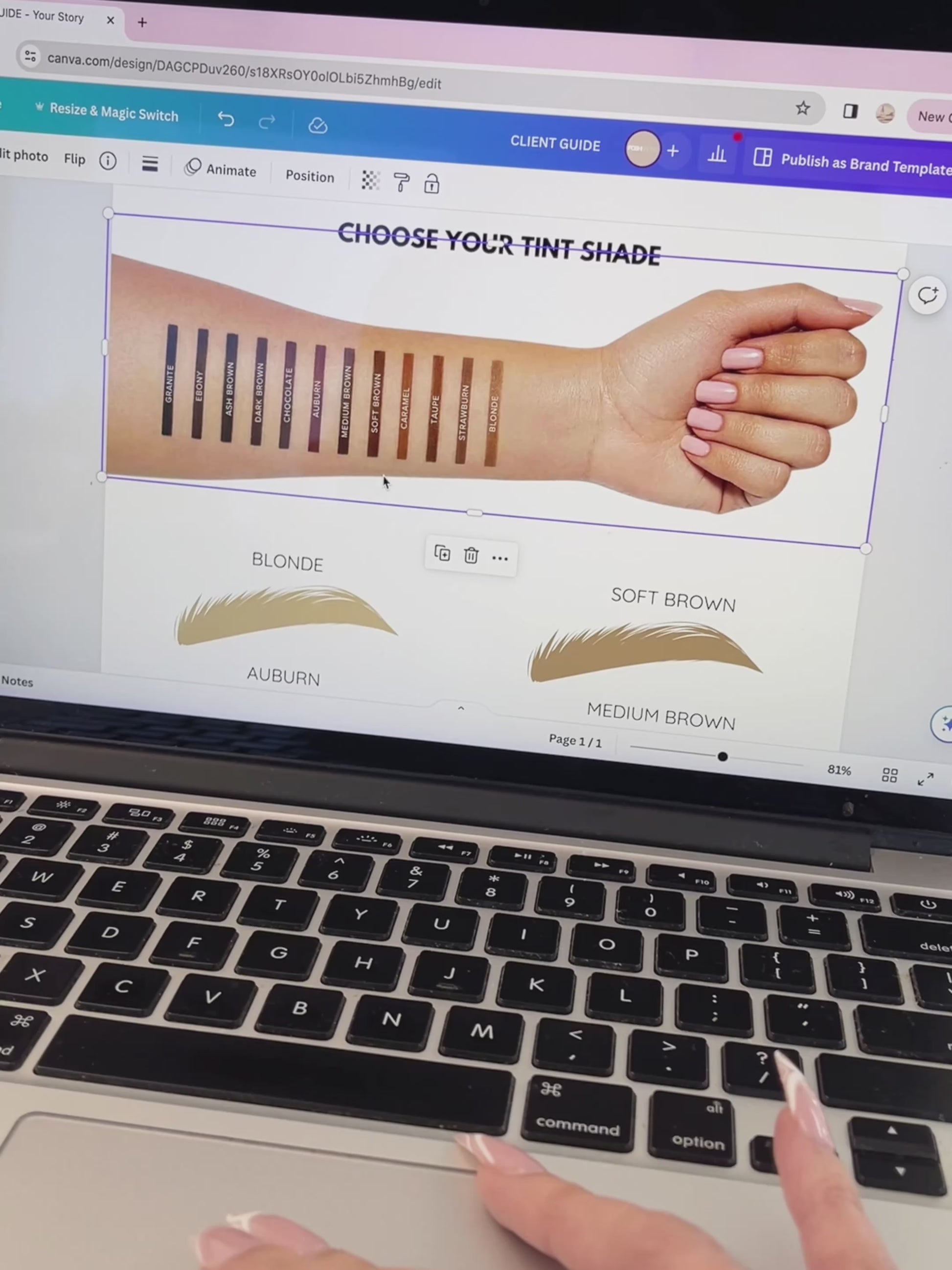 CUSTOMIZABLE BROW CONSULTATION GUIDE TEMPLATE – POSH BROWS